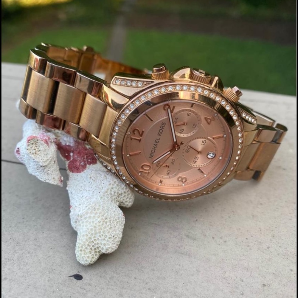 Michael Kors Chronograph Ritz Watch - Gem